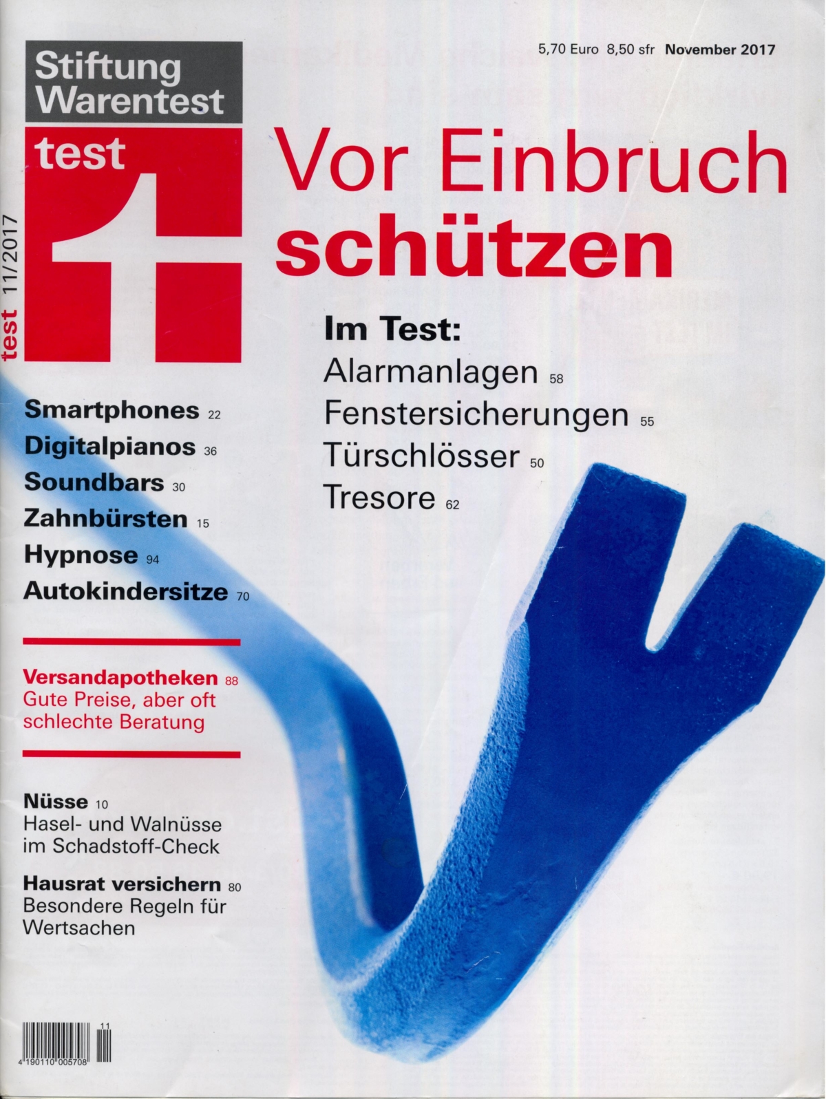 Tür und Fensterschlösser im Test der Stiftung Warentest - Alarmanlagen ...